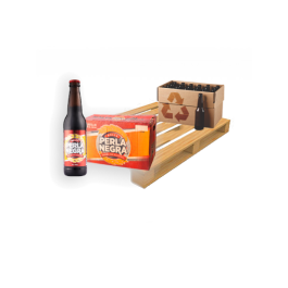 Pallets Malta Perla Negra Botella con Retorno de Vacío - Micerveza.com
